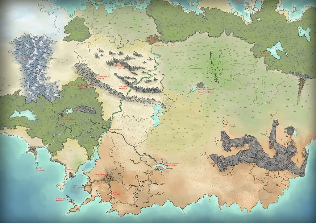 A conceptual map of Spherus Magna - Artwork - The TTV Message Boards