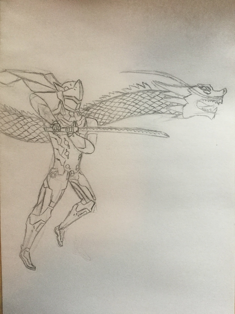 A Genji drawing I made for a friend - Artwork - The TTV Message Boards