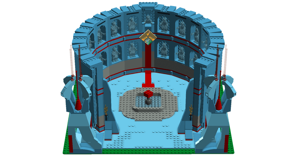 Red Power Brick Mythran Temple MOC - Lego Creations - The TTV Message ...