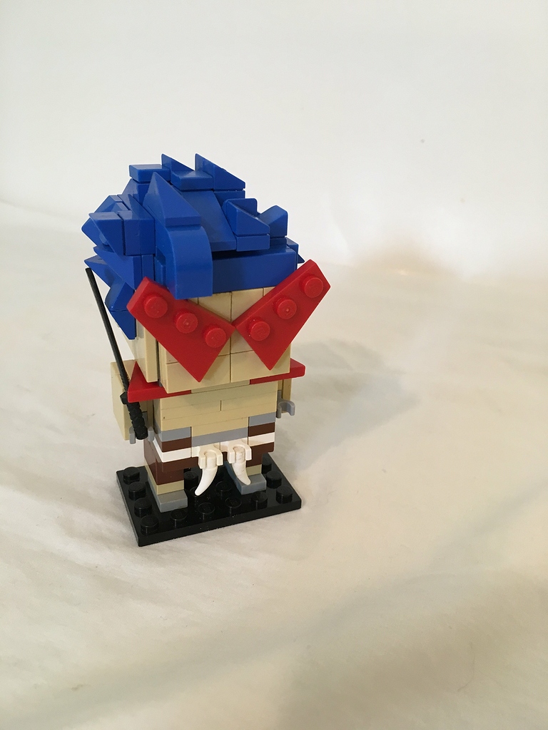 Kamina from Gurren Lagann in the Brickheadz style. - Lego Creations ...
