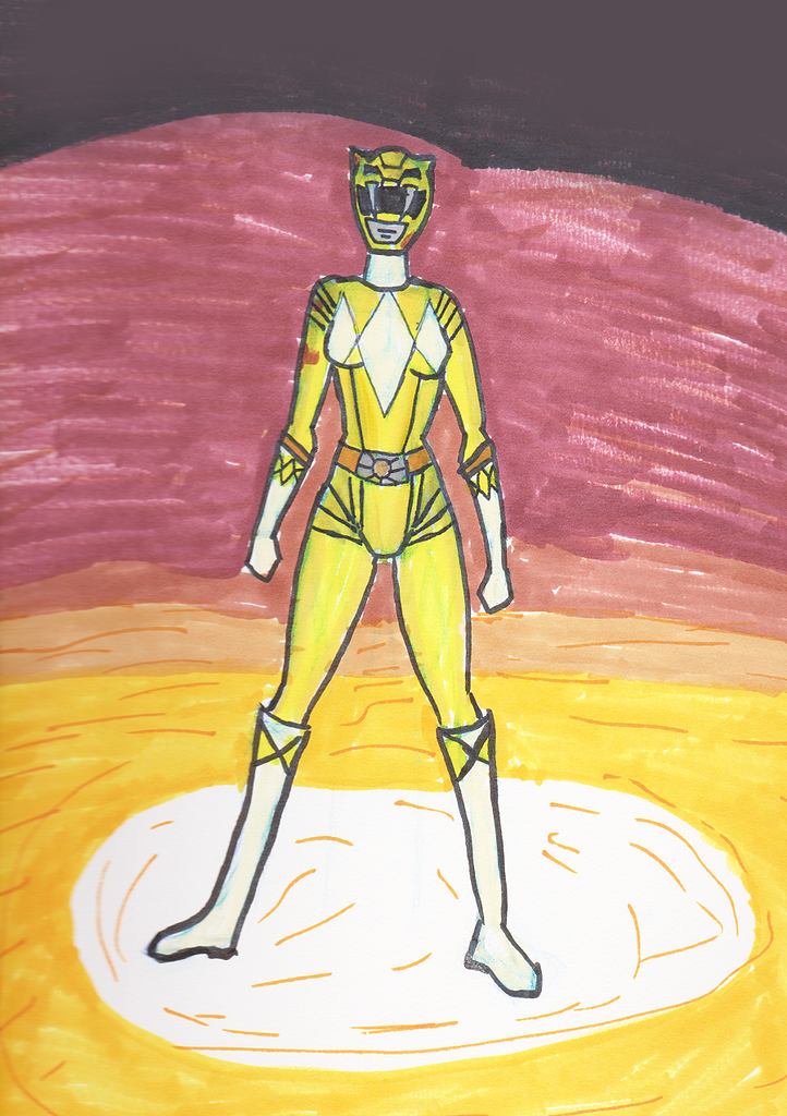 MMPR Pink and Yellow Rangers - Artwork - The TTV Message Boards