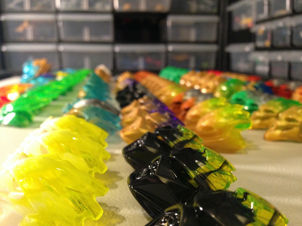 ThatchMac's BIONICLE G2 Mask Collection 125 Masks! - Creative Content ...