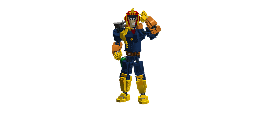 "Show Me Your Moves!": Captain Falcon LDD MOC - Lego Creations - The ...