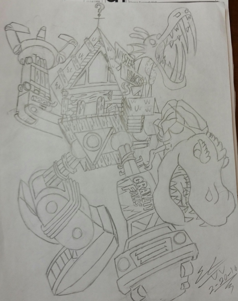 The Shack-Tron Drawing (Gravity Falls Spoilers) - Artwork - The TTV ...