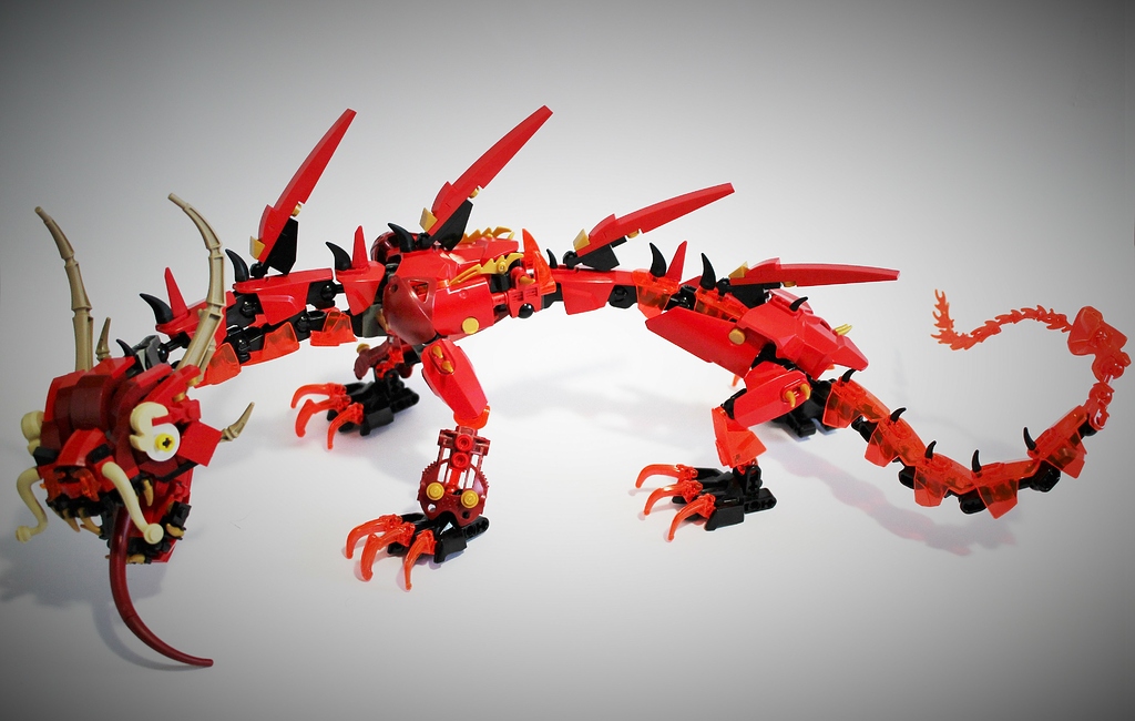 Bionicle MOC - Zhúlóng: The Great Torch Dragon - Lego Creations - The ...