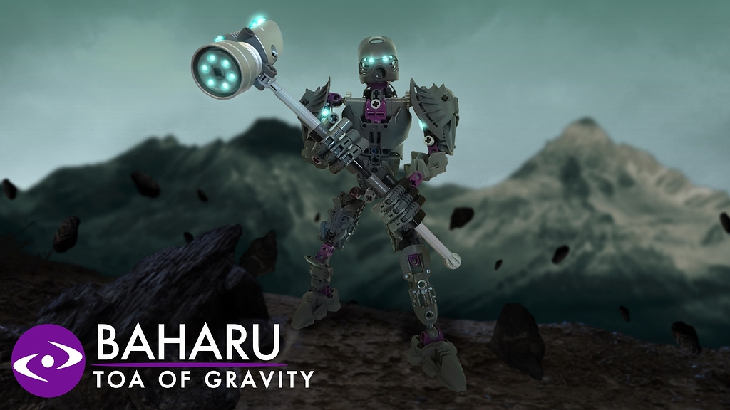 #6: Baharu, Toa of Gravity (Biowave Project) - Lego Creations - The TTV ...