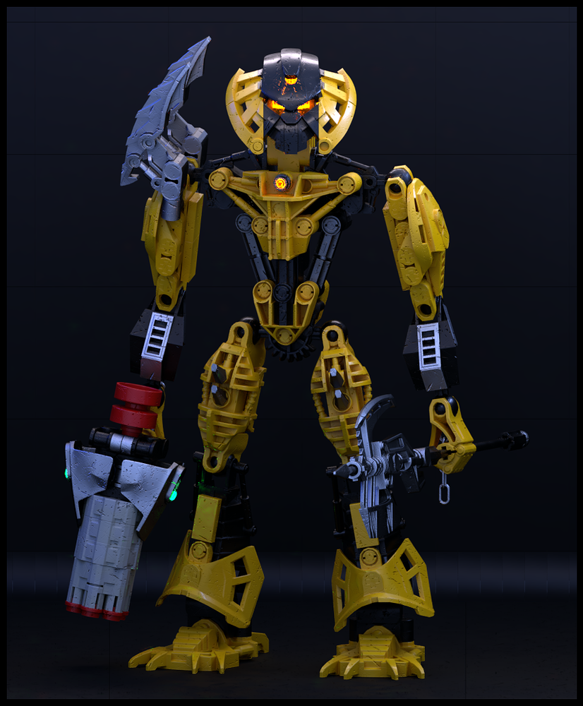 Toa Mahri Post reformation, Guest staring Toa Macku. - Lego Creations ...
