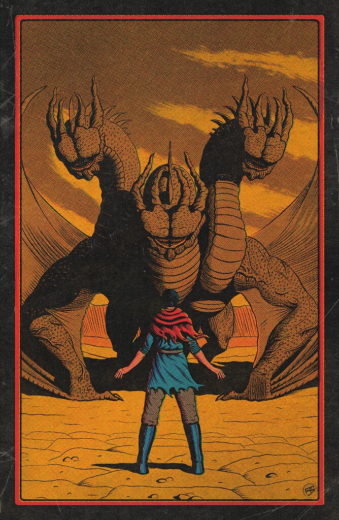 The Mage and the Dragon (Sort of Stranger Things spoilers) - Artwork ...