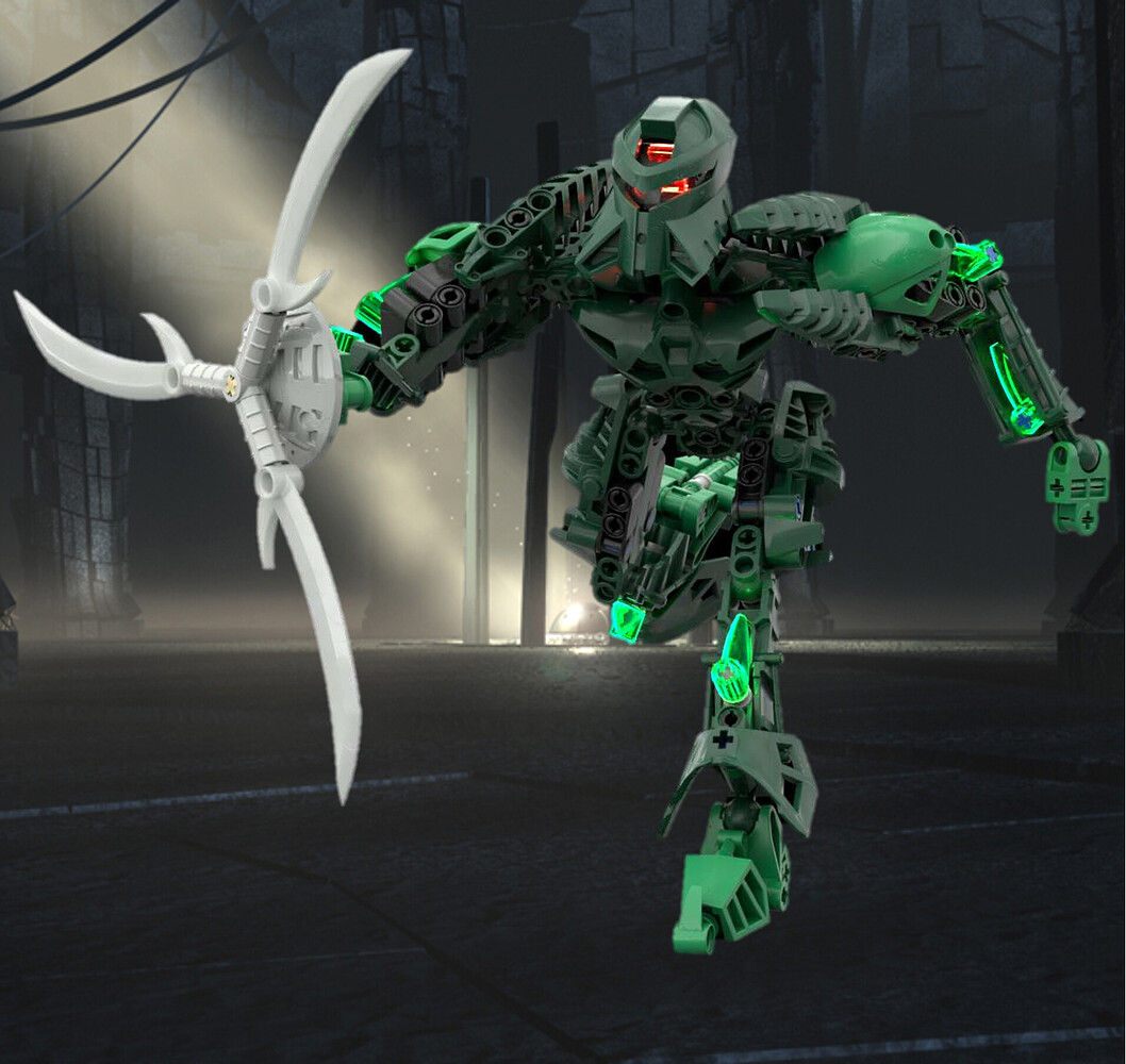 Heroes of a distant past (Toa Dume, Toa Memai, Turaga Jovan, Toa Ioneos ...