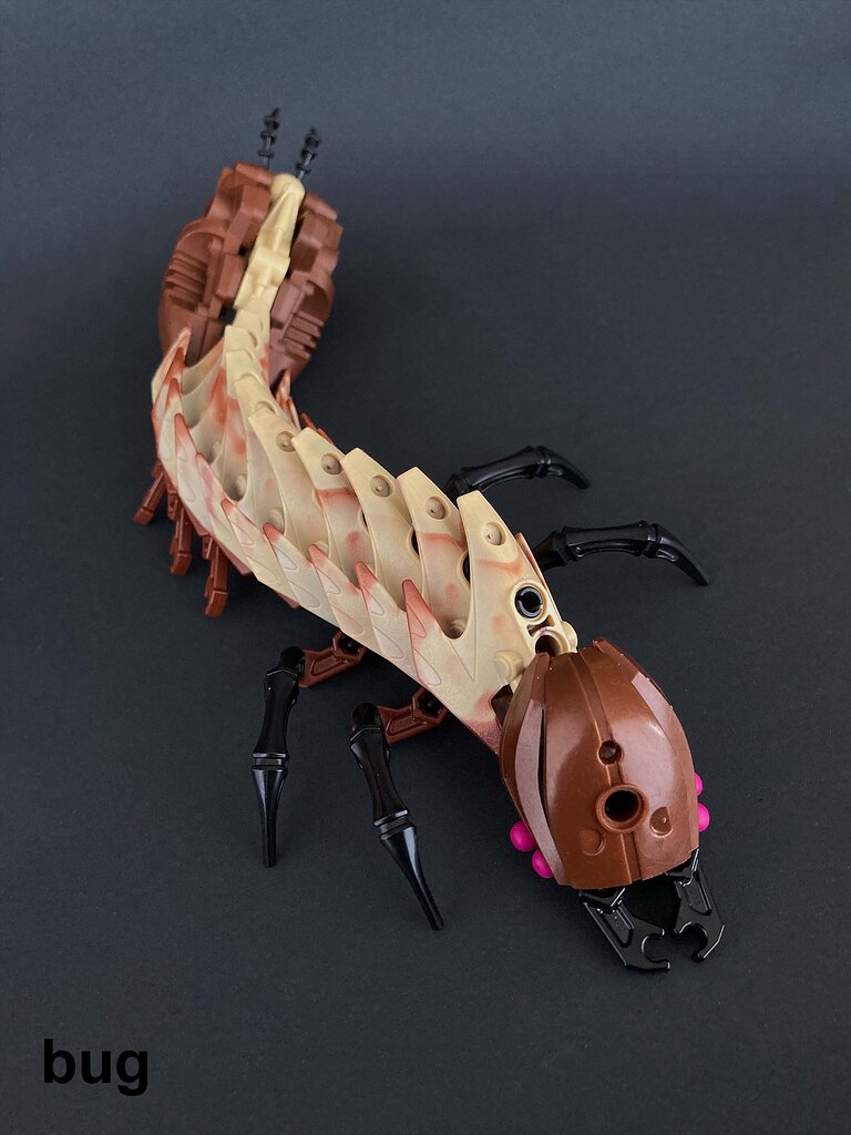 Lobster Moth Caterpillar - Lego Creations - The TTV Message Boards