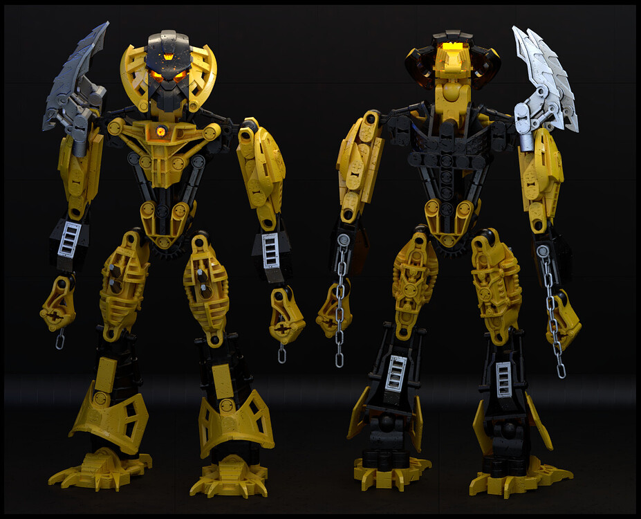 Toa Mahri Post reformation, Guest staring Toa Macku. - Lego Creations ...