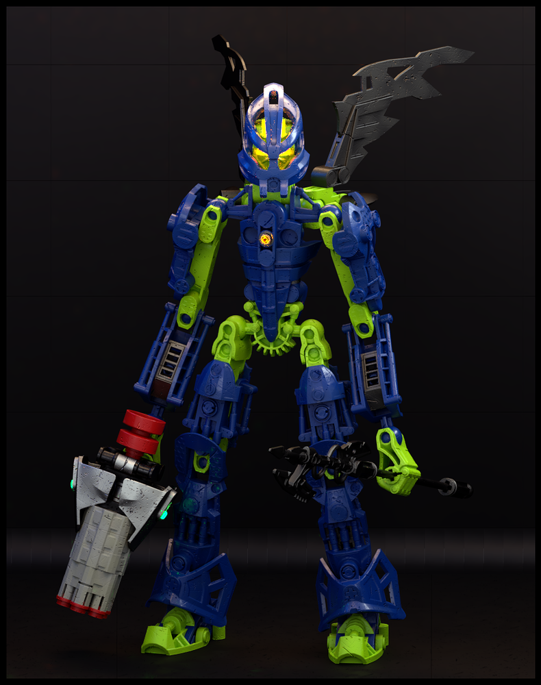 Toa Mahri Post reformation, Guest staring Toa Macku. - Lego Creations ...