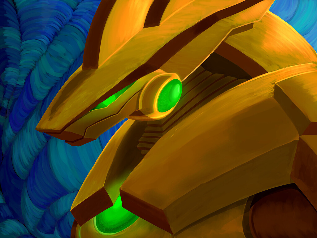 The Golden Skinned Being - Artwork - The TTV Message Boards