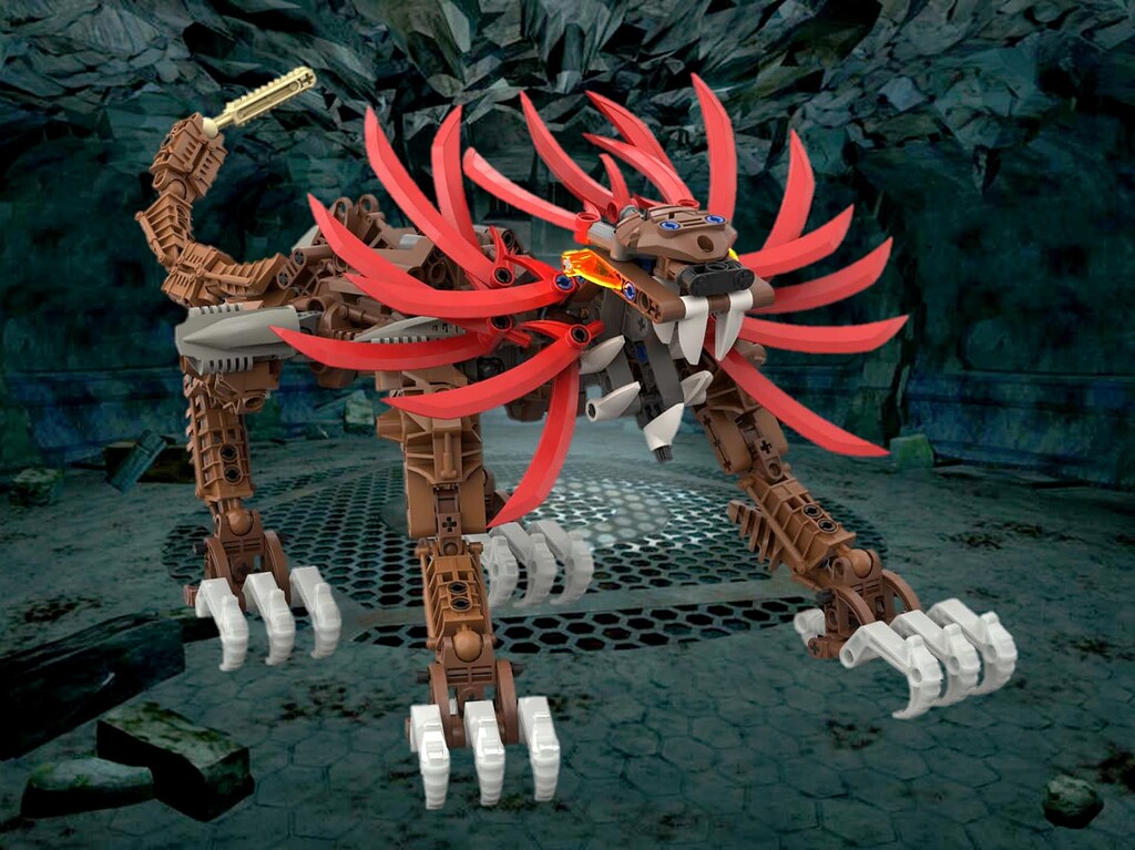 Rock Lion, the lost rahi - Lego Creations - The TTV Message Boards