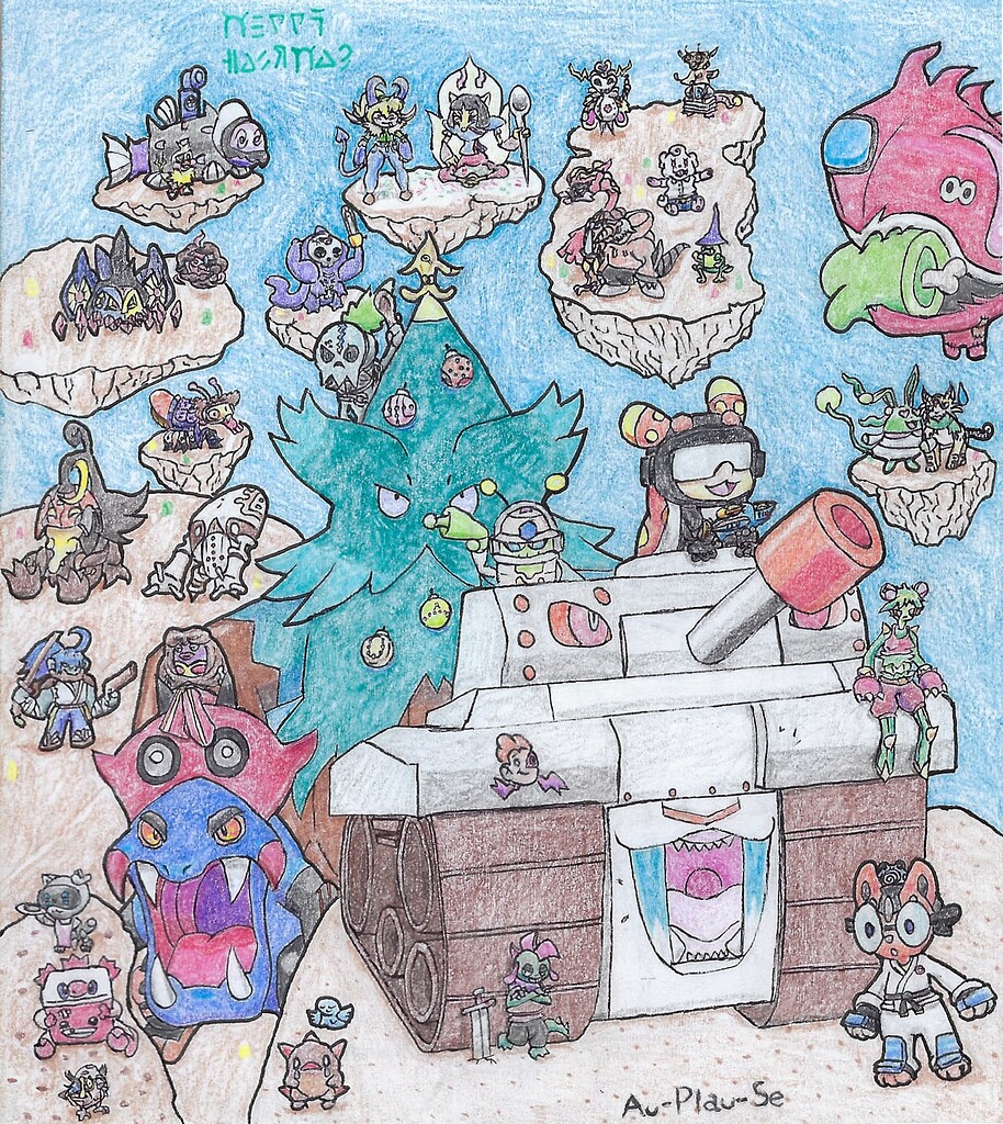 To the Kaskade Region and Neo Kanto Merry Tankmas - Artwork - The TTV ...