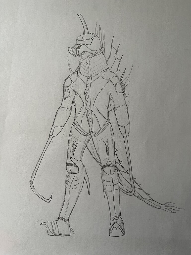 Gigan Sketch - Artwork - The TTV Message Boards