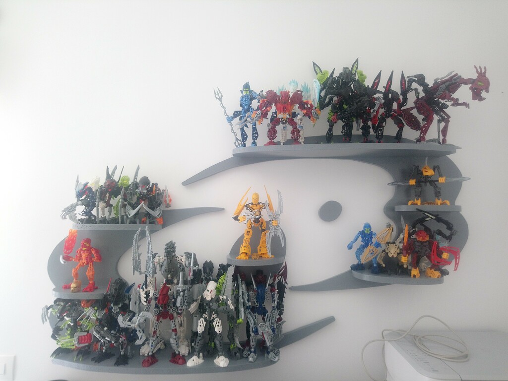 Shelf bionicle three virtues - Artwork - The TTV Message Boards