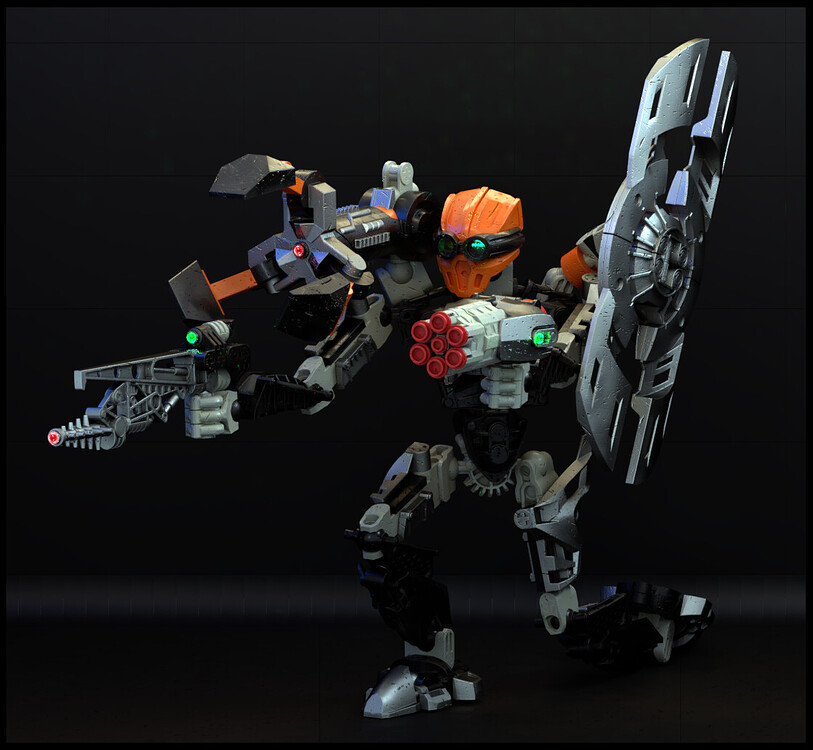 Toa Mahri Post reformation, Guest staring Toa Macku. - Lego Creations ...
