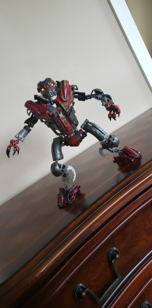 Makuta Teridax Movie MOC 2.0 (with the final detail the oxidized armour ...