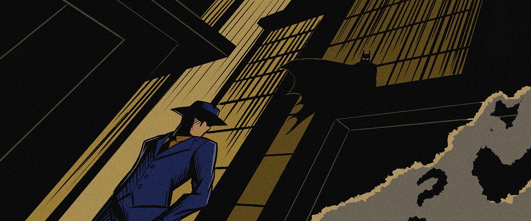 The Question and Batman - Artwork - The TTV Message Boards