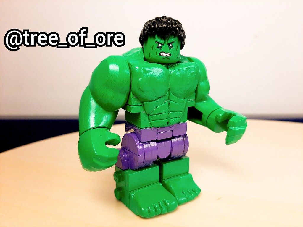 Hulk (2003) Custom Big Fig - Lego Creations - The TTV Message Boards