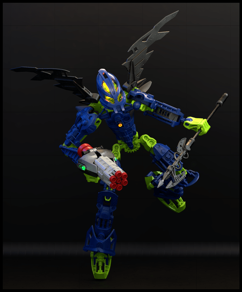 Toa Mahri Post reformation, Guest staring Toa Macku. - Lego Creations ...