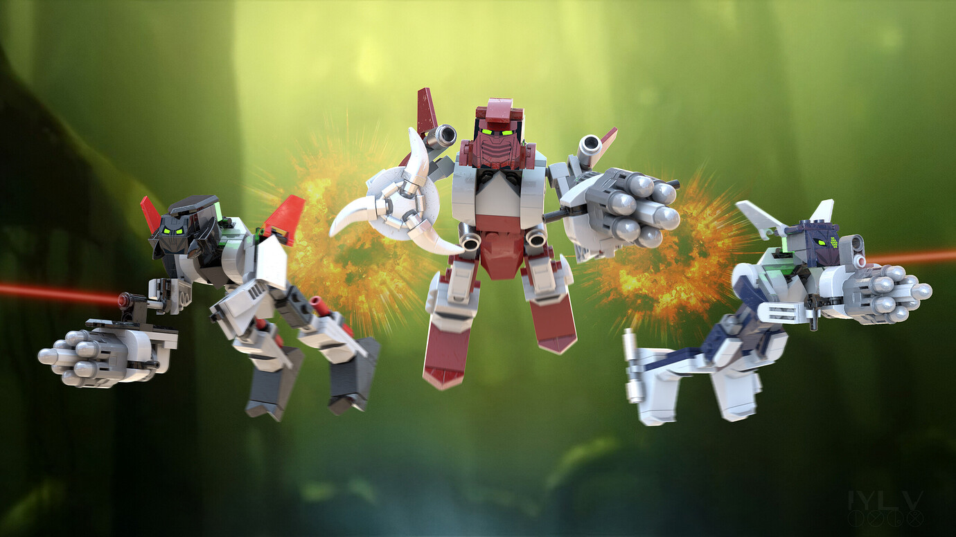 GWP 2008 Toa Nuva - Toa Phantoka & Toa Mistika - Lego Creations - The ...