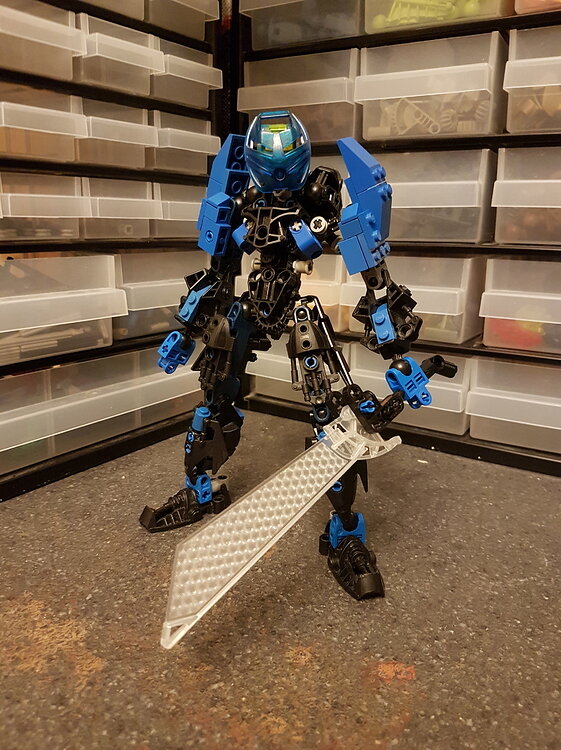 You decide the backstory, character and bio of this table scrap moc ...