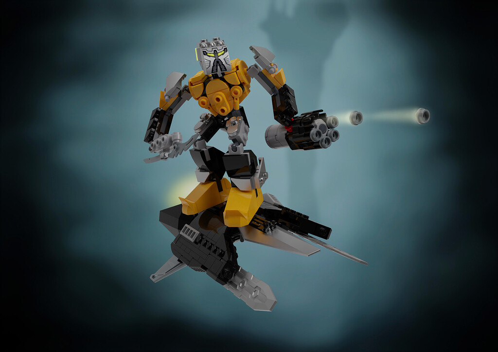 Pohatu GWP MOC Contest Entry: Toa Ignika and the Skyboard - Lego ...