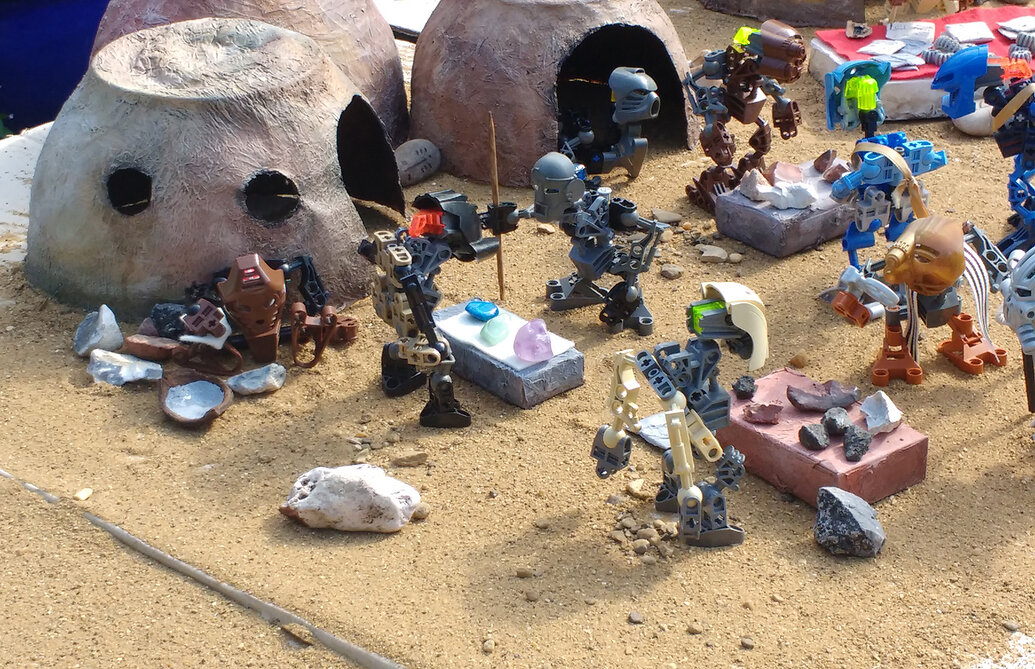 Bionicle Diorama - Po-Matoran Quarry - Artwork - The TTV Message Boards