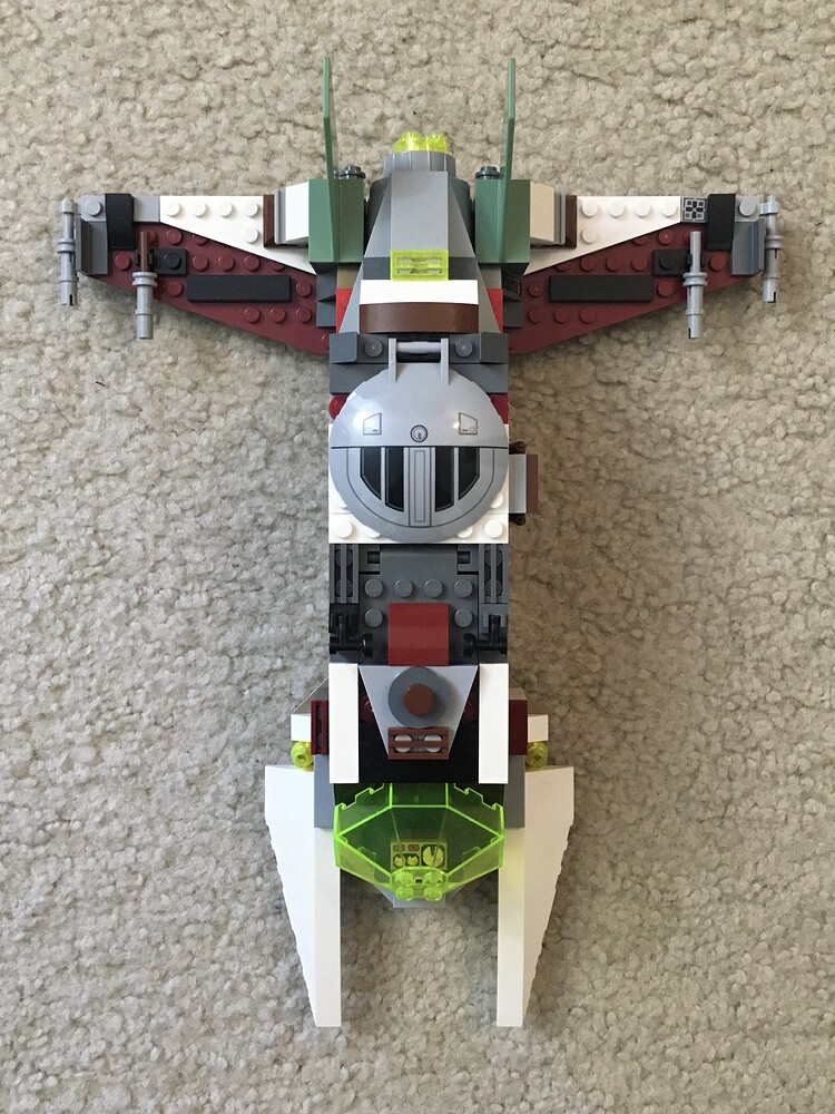 Light Freighter Starship (The Jackal) - Lego Creations - The TTV ...
