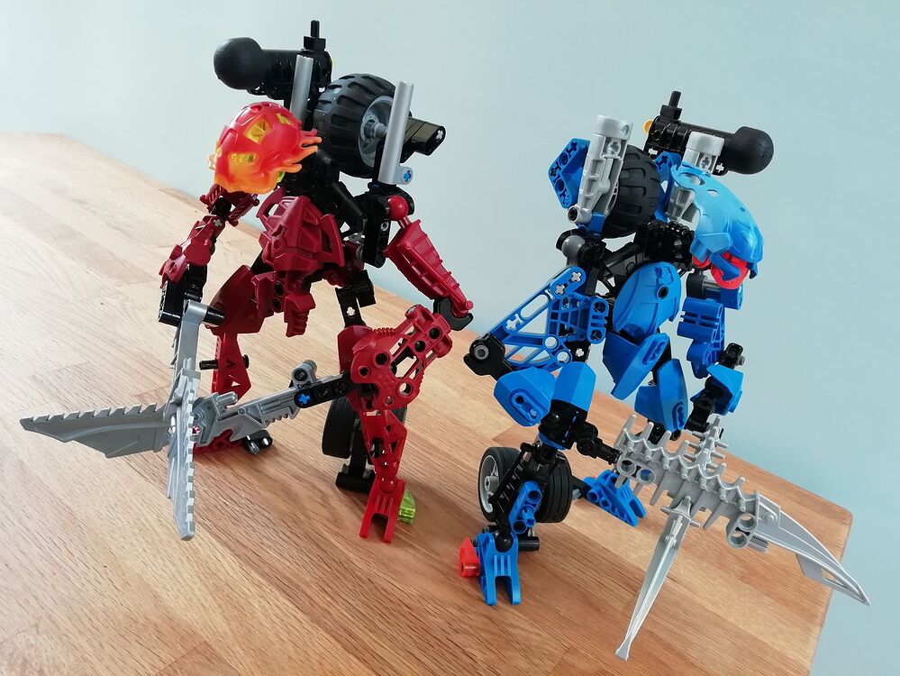 Furnix and Hydron - Motorcycle bioformers - Lego Creations - The TTV ...