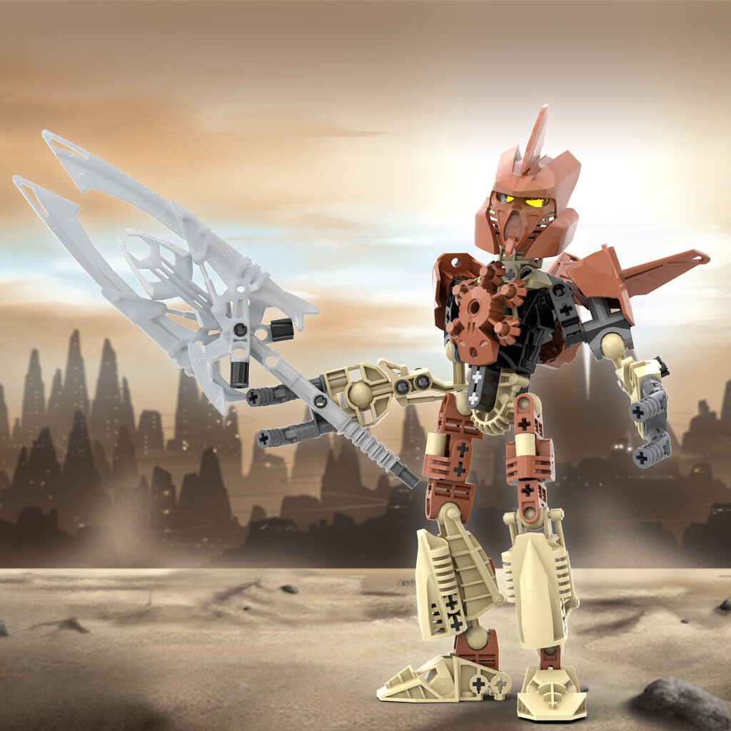 Stone Toa Mangai v0.999 - Lego Creations - The TTV Message Boards