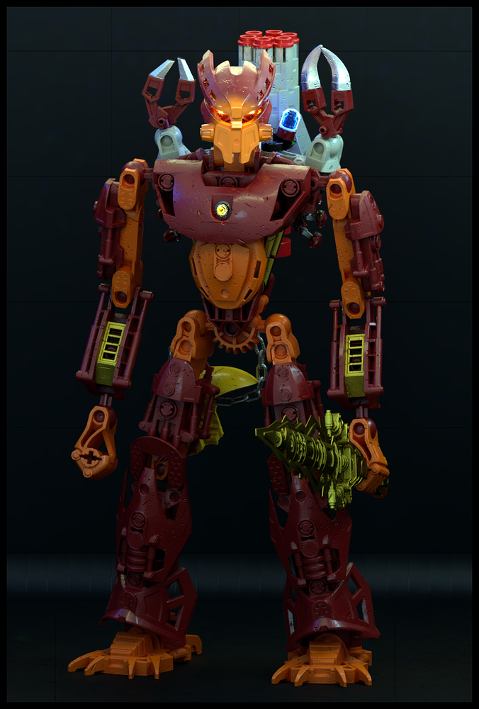 Toa Mahri Post reformation, Guest staring Toa Macku. - Lego Creations ...