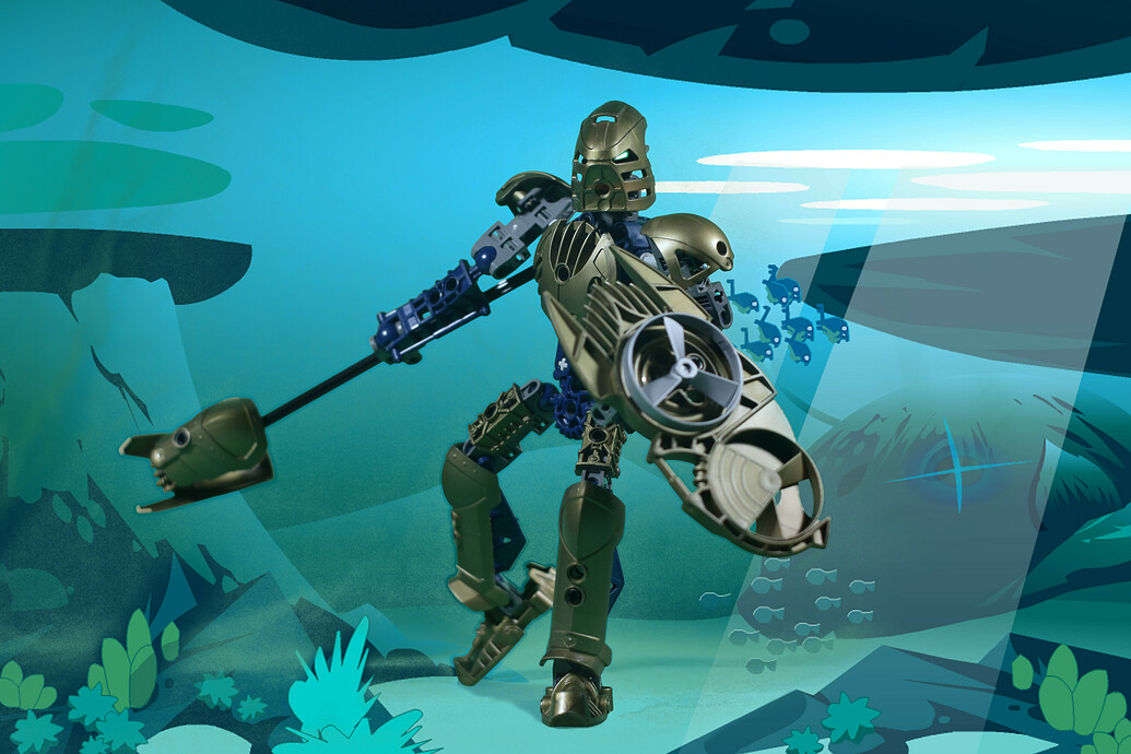 Toa Gaaki Hagah or Terry's Water Bodyguard (BIONICLE Canon Contest #3 ...