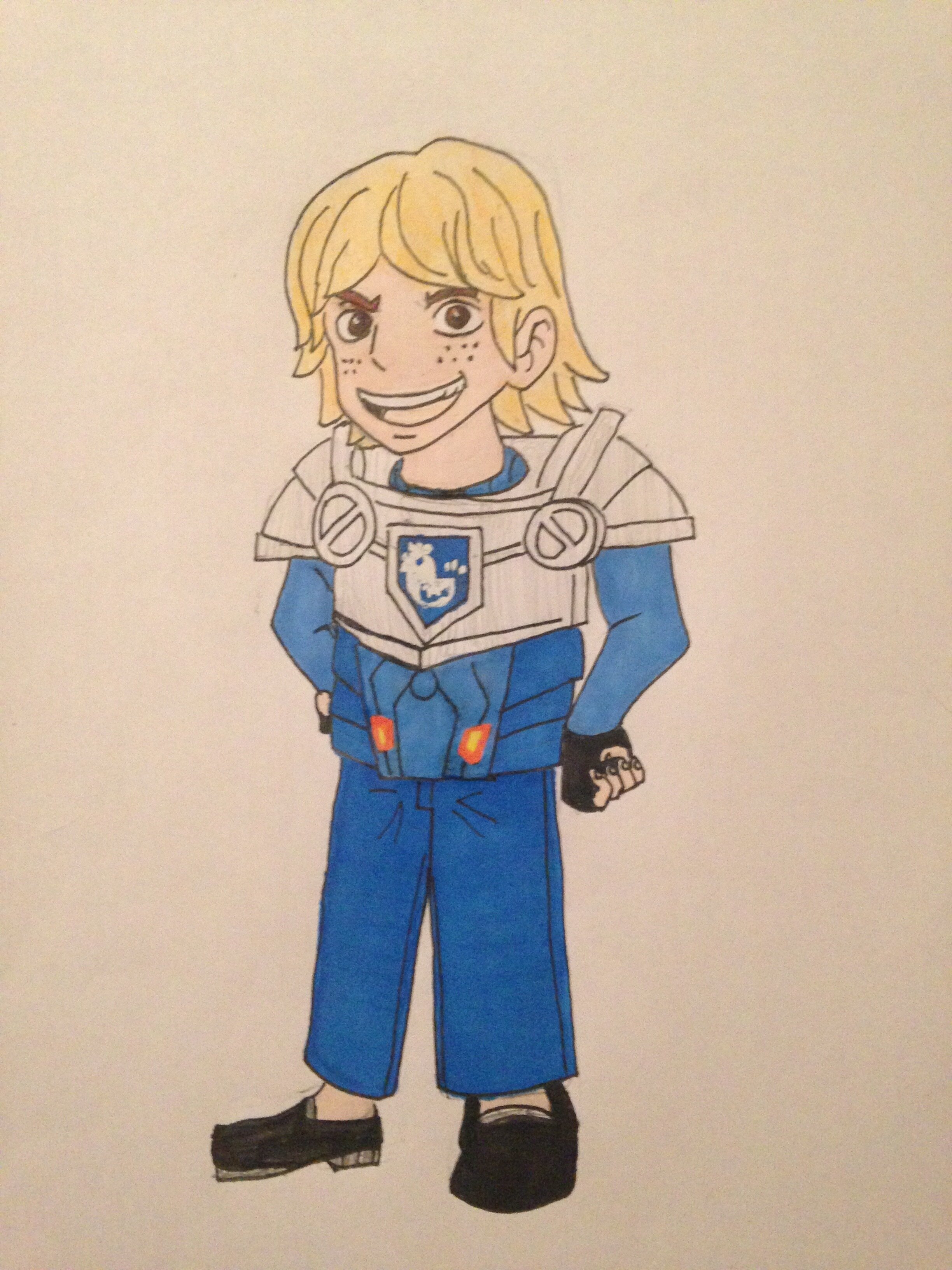 how to draw nexo knight