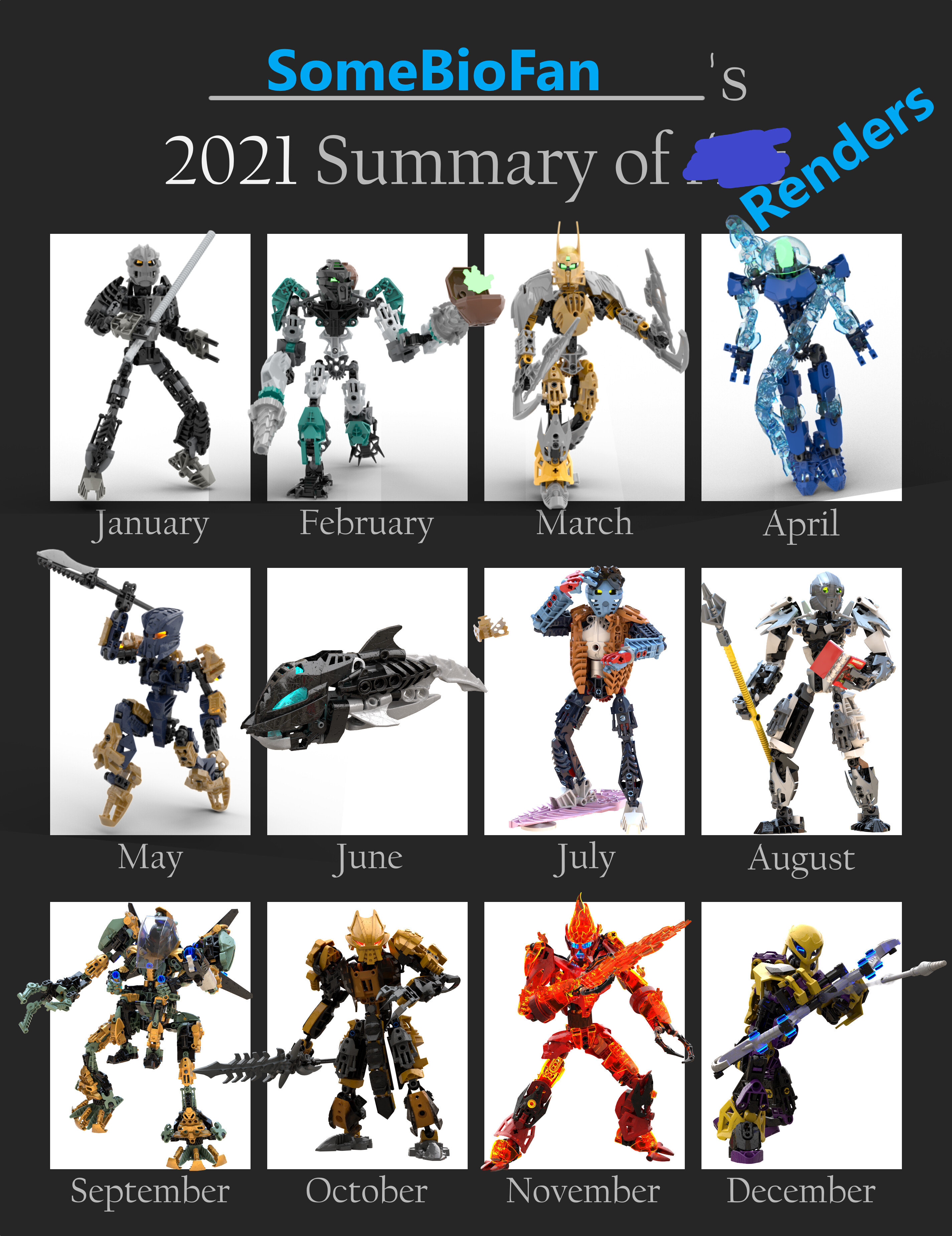 SBF's Render Summary for 2021 - Lego Creations - The TTV Message Boards