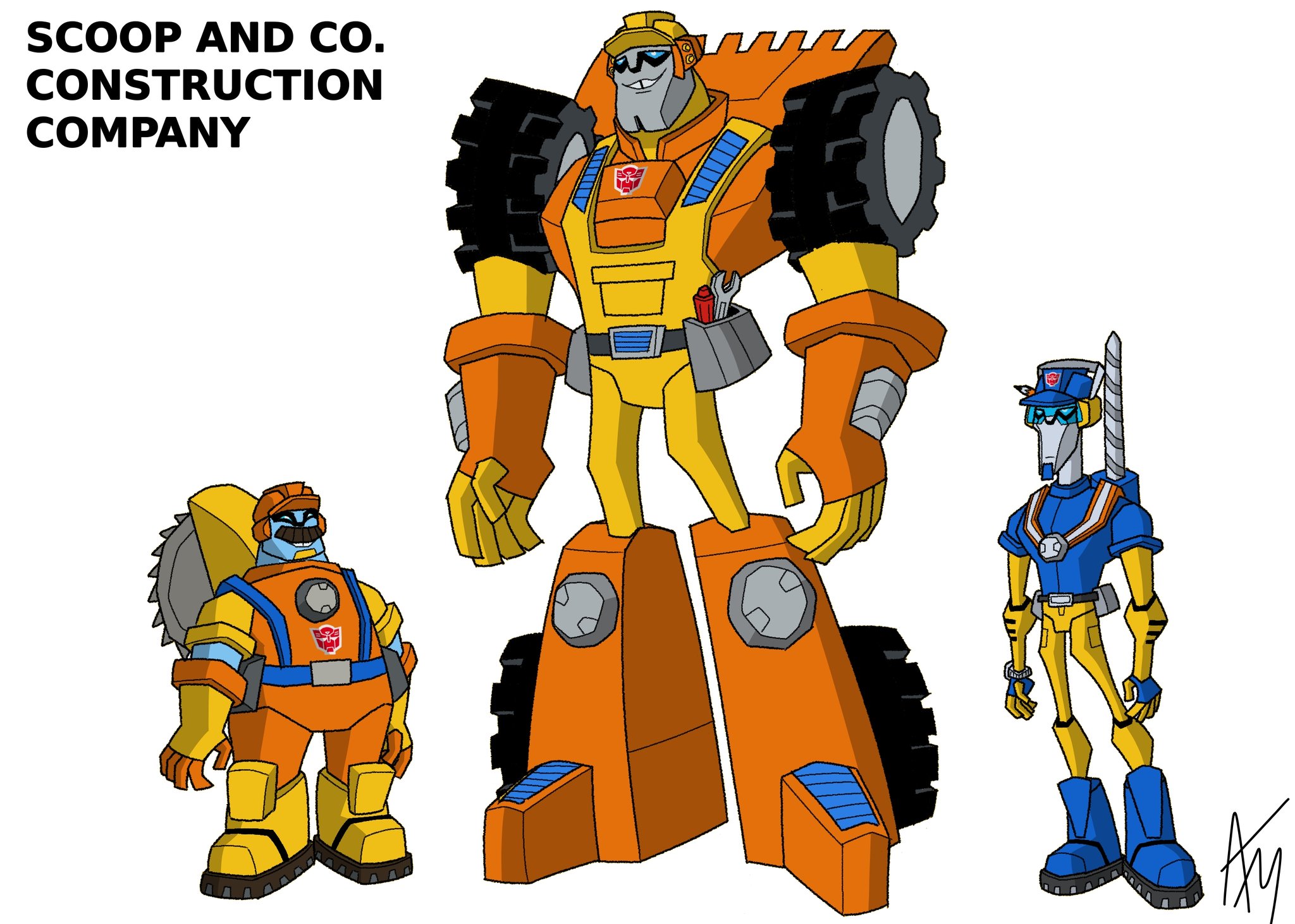 TFA: Scoop and Co. Construction Company - Artwork - The TTV Message Boards