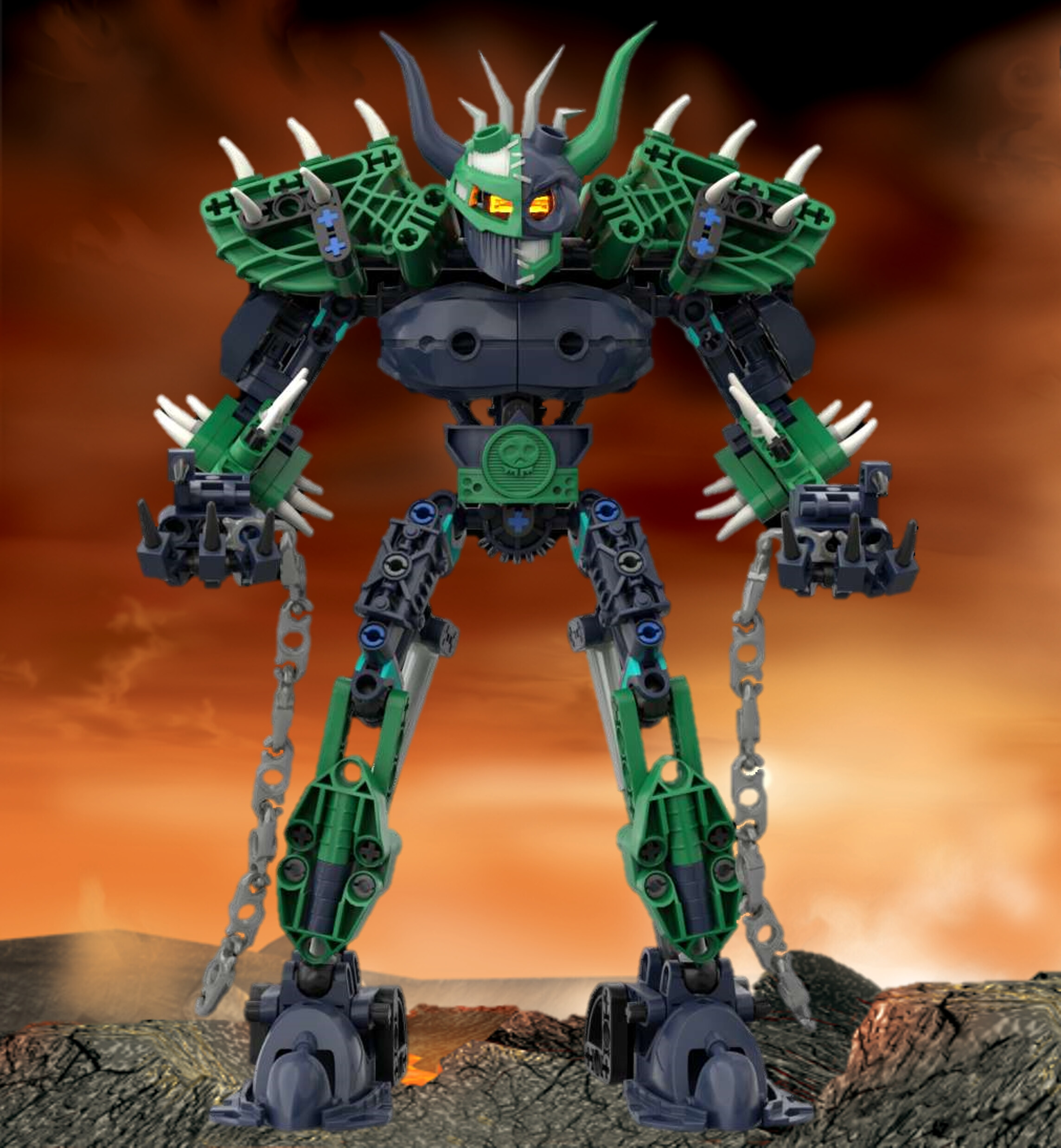 The powerful entities of the Matoran universe (Karzahni, Ten Krom, Toa ...