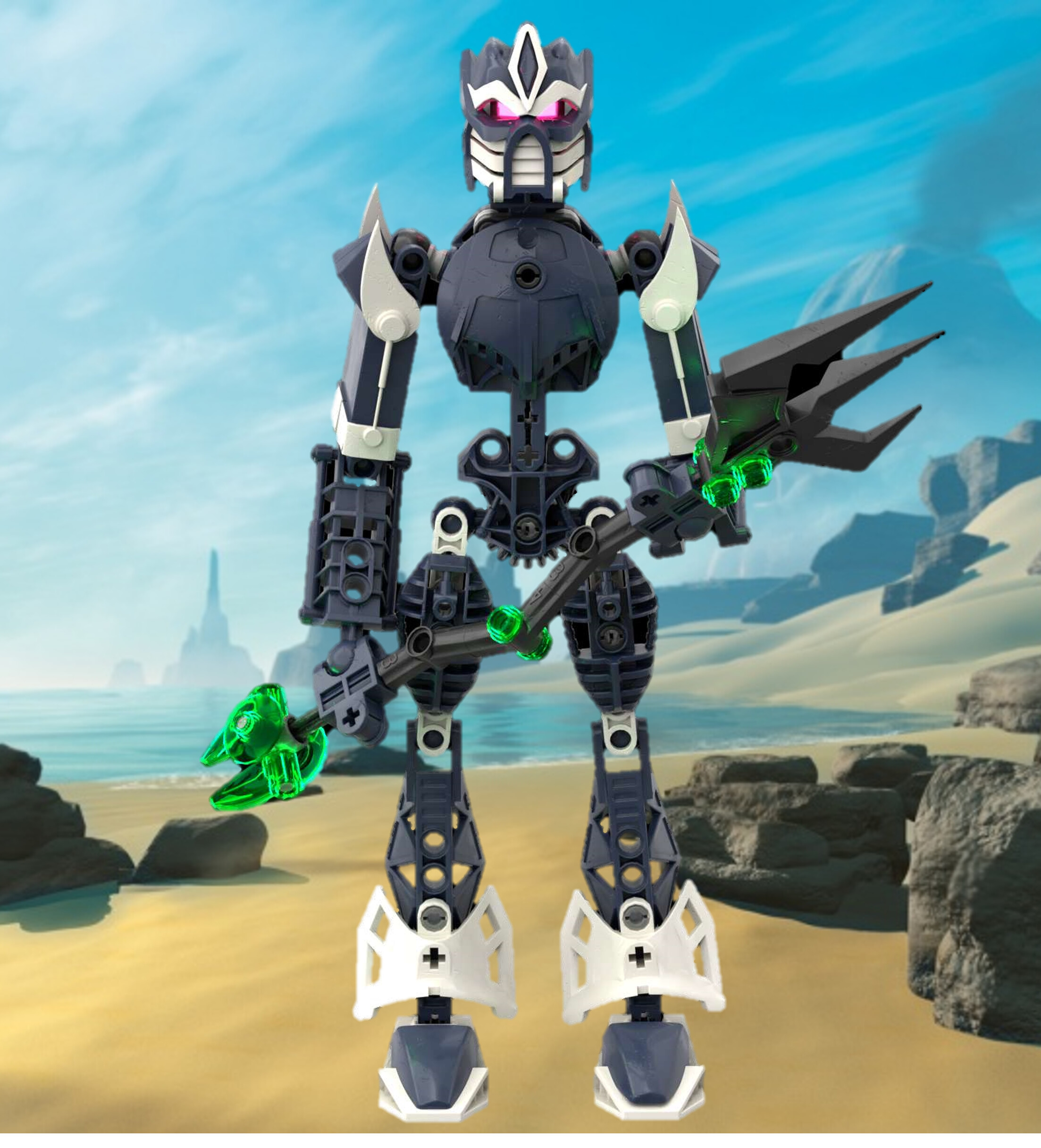 Toa Cordak, the first Toa Team (Remade) (TSO1 Tribute) - Lego Creations ...