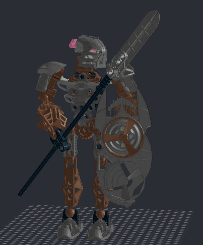 The Toa Hagah (Bionicle Canon Contest #3: Honor Guard) (Darn, too late ...