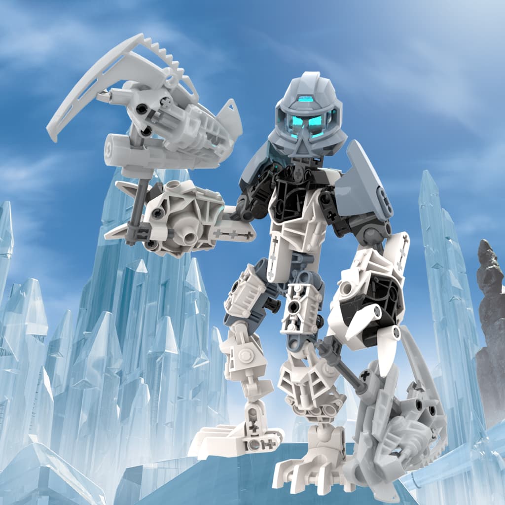 Ice Toa Mangai v0.8 - Lego Creations - The TTV Message Boards