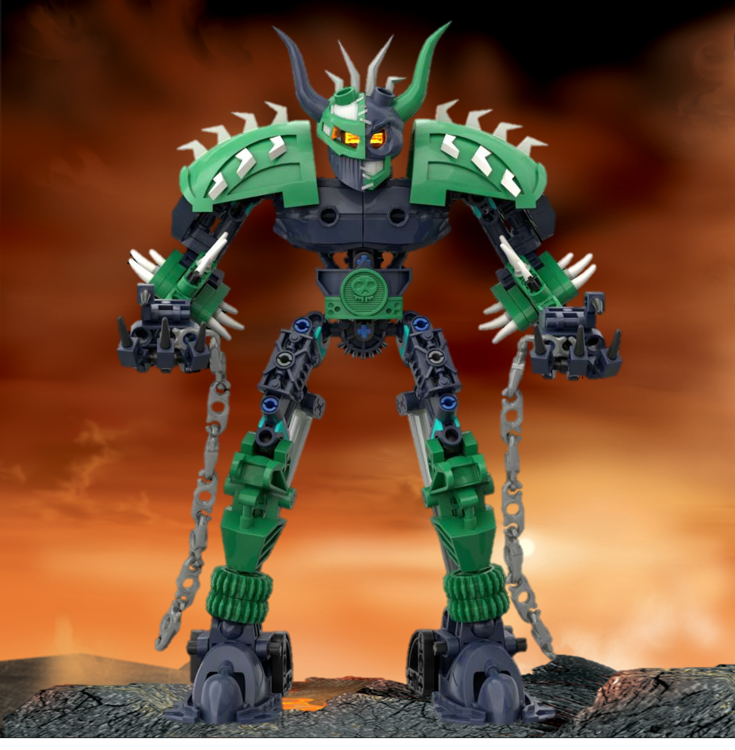 The powerful entities of the Matoran universe (Karzahni, Ten Krom, Toa ...