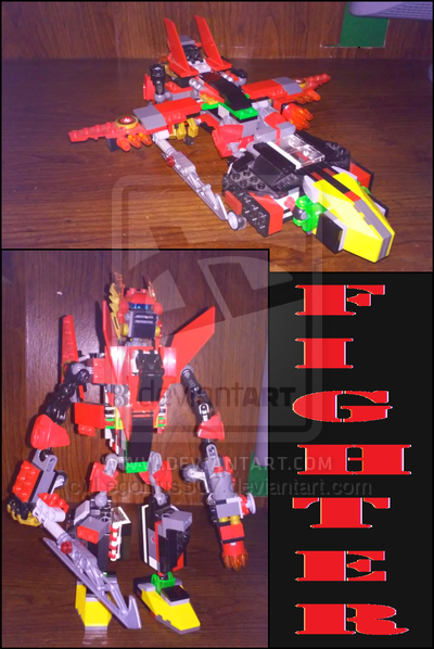 Red jet fighter lady - Lego Creations - The TTV Message Boards